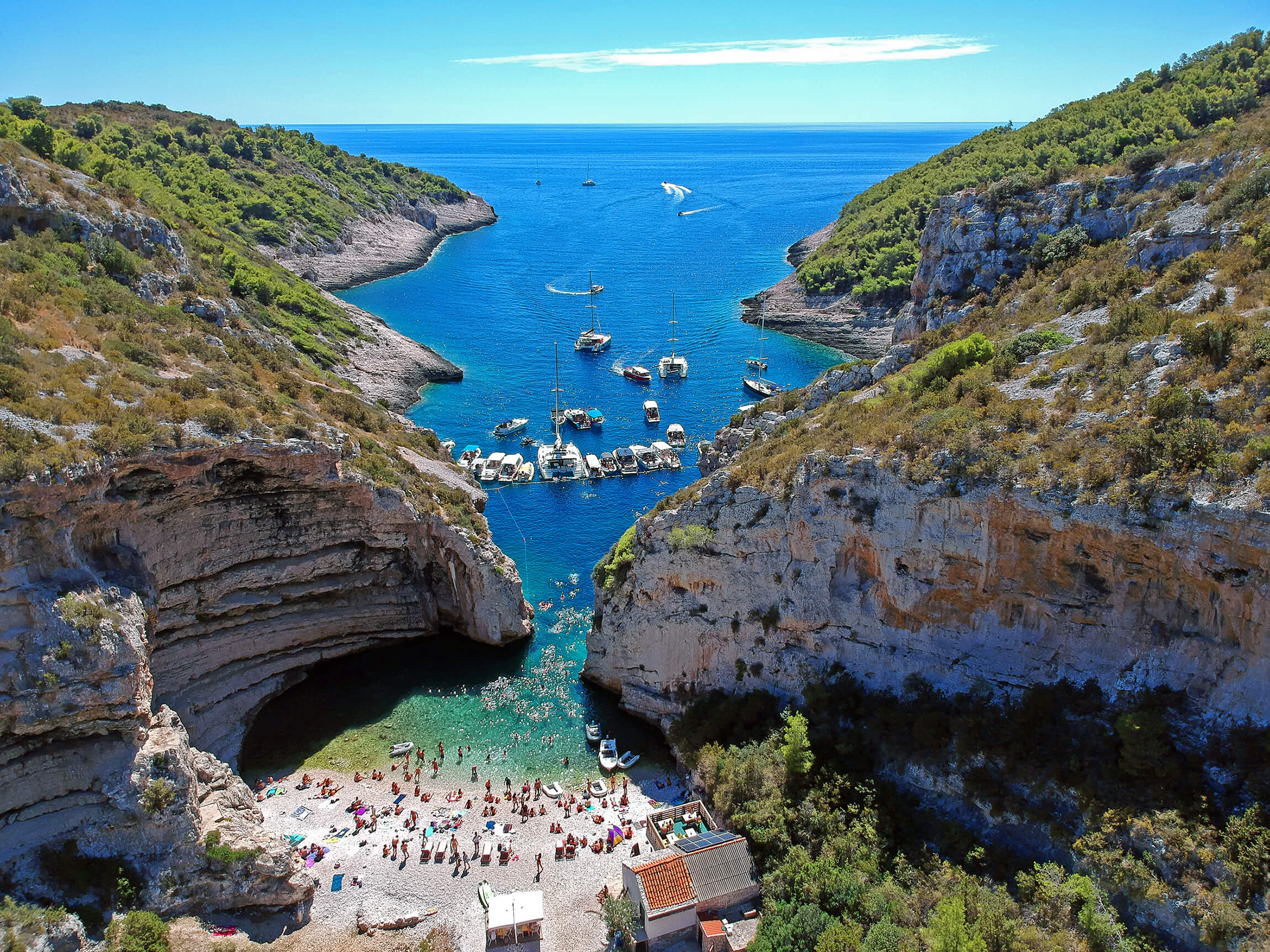 Islands Vis, Hvar & Blue Cave Group speedboat tour from 130€ | Ventos ...